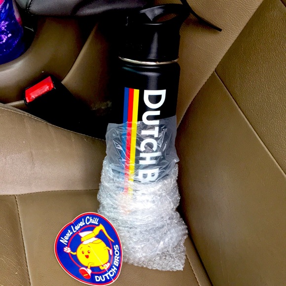 Dutch Bros | Kitchen | Brand New Dutch Bros Thermos And Sticker | Poshmark